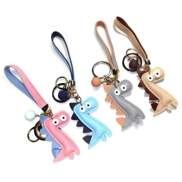 Quality Printing Logo Horse Leather Keychain , 4.5CM Personalised Animal Keyrings for sale