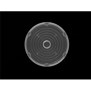 Quality 184mm 100w 150w 200w Round LED Illumination Optics With Abrazine Coating PC for sale