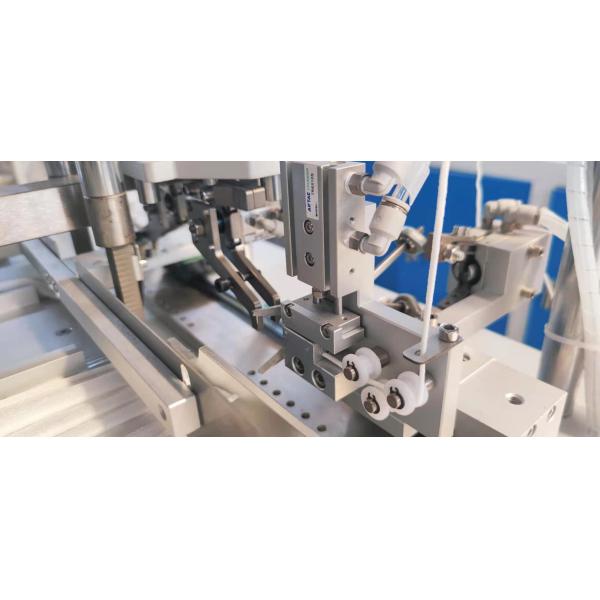 Quality L2030mm Non Woven Face Mask Making Machine , 1.5KW Earloop Mask Making Machine for sale