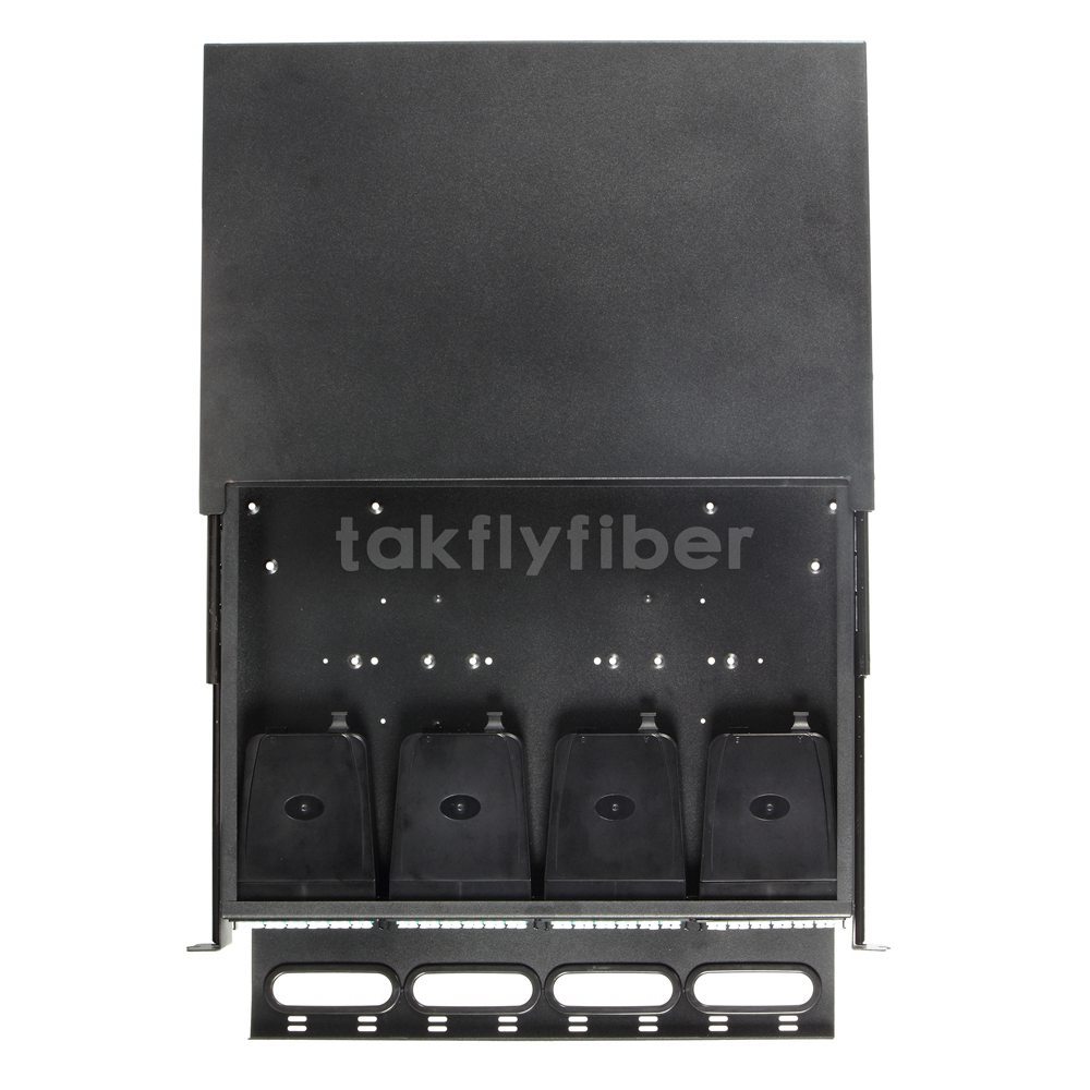 Quality Takfly High-Density Rackmount Patch Panel with Plug-and-Play 12-Fiber MTP/MPO for sale
