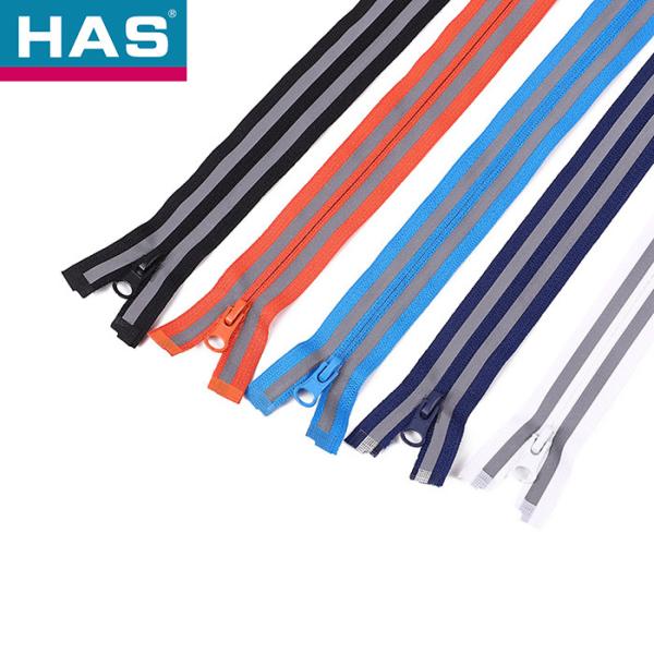 Quality #5 #7 Reflective Zipper Closed End / Open End Invisible Separating Zipper for sale