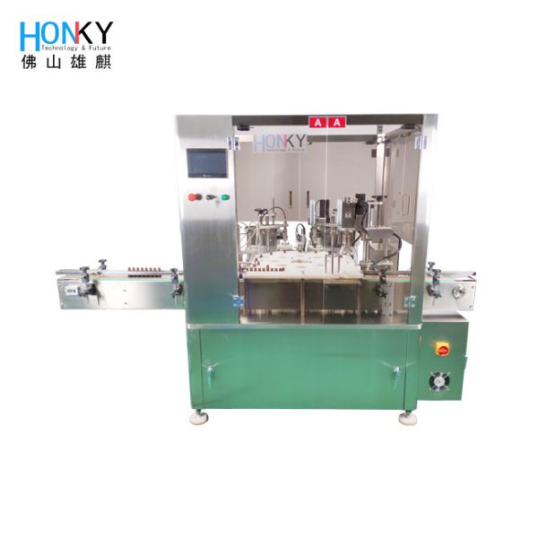 Quality 40 BPM Automatic Filling Machine With Pneumatic Driven Mold And Ceramic Pump For Essential Oil Bottles for sale