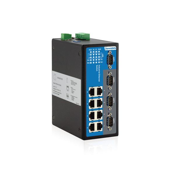 Quality 1.6 Gbps Layer 2 Managed Ethernet Switch With 4 Serial Ports RS 232/485/422 for sale
