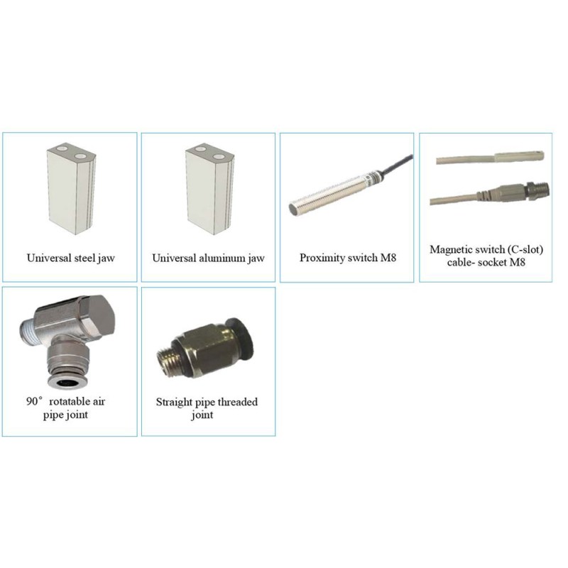 2-Jaw Parallel Grippers Accessories