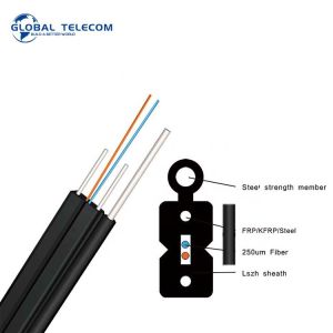 Quality GJYXCH GJYXFCH FTTH Drop Fiber Optic Cable , flat fiber Drop Cable 1 Core for sale