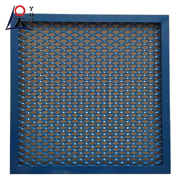Quality PVC Coated Expanded Metal Mesh Panels Anti-Slip Easy Install for sale