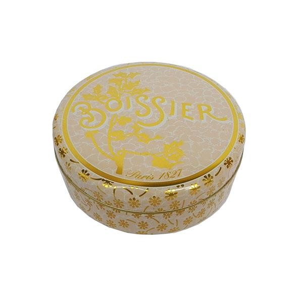 Quality 0.23mm Gold Tin Round Tin Box Small Metal Containers with Lids Tin Packaging for sale