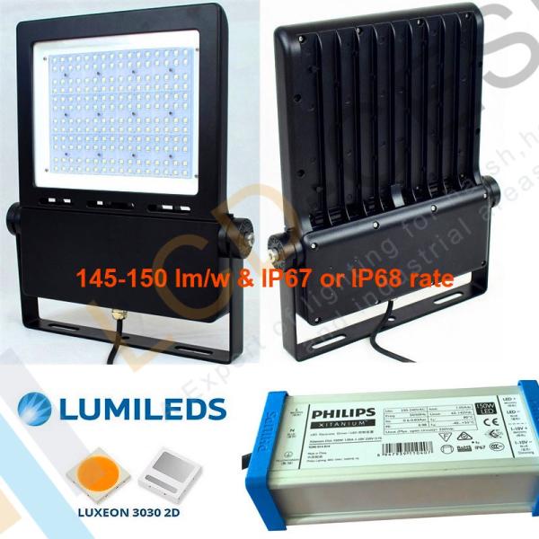 Quality Aluminum Waterproof 6000K 80W IP67 LED Flood Light for sale