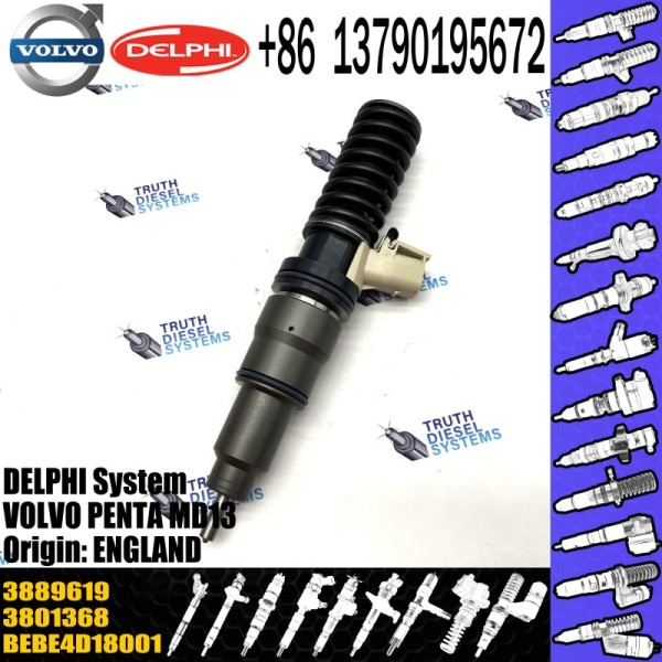 Quality High Quality Diesel Fuel Injector 3801368 3889619 BEBE4D18001 For VOL PENTA MD13 for sale