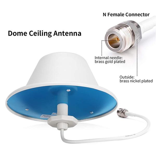 Quality Wide Band Omnidirectional Ceiling Mount Dome 4G LTE Antenna for sale