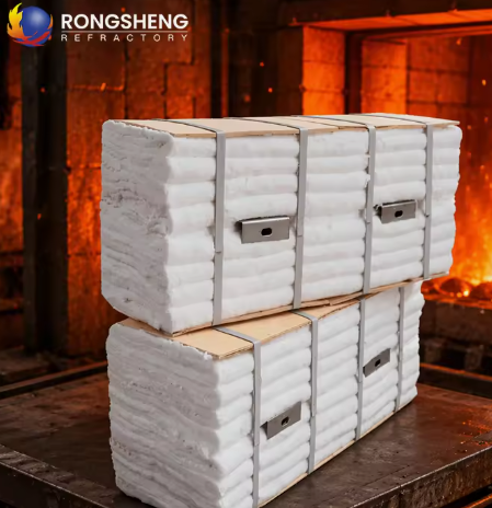 Quality High Temperature 1430 Refractory Fibre Module Thermal Insulation Aluminum for sale