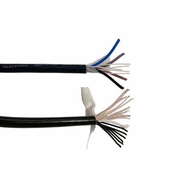 Quality 24awg PUR Jacketed Cable Super Flexible PVC Insulated Oil Resistance for sale