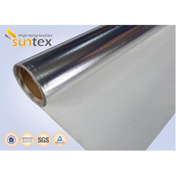 Good Quality Aluminum Foil Coated Cloth Laminated Roll Fireproof Fiberglass