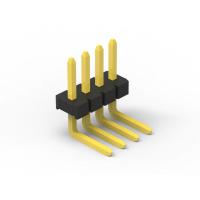 Quality 1.27mm Pitch Right Angle Board To Board Connector Gold Plated 2-40 Circuits for sale