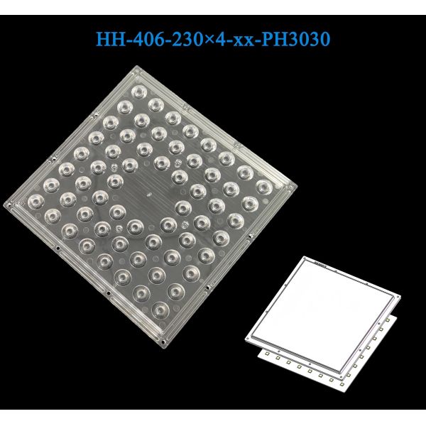 Quality Stadium Lamp Lens 188*188*12.1mm Size 60pcs 5050 LEDs Precision Illumination Lens for sale