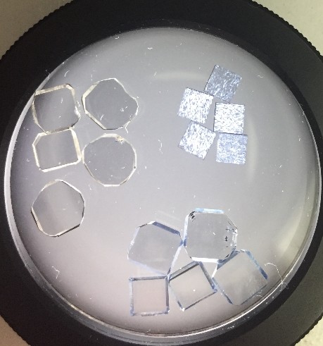 Quality Light or Heavy HPHT Boron Doped Diamond Single Crystal Diamond Plate for for sale