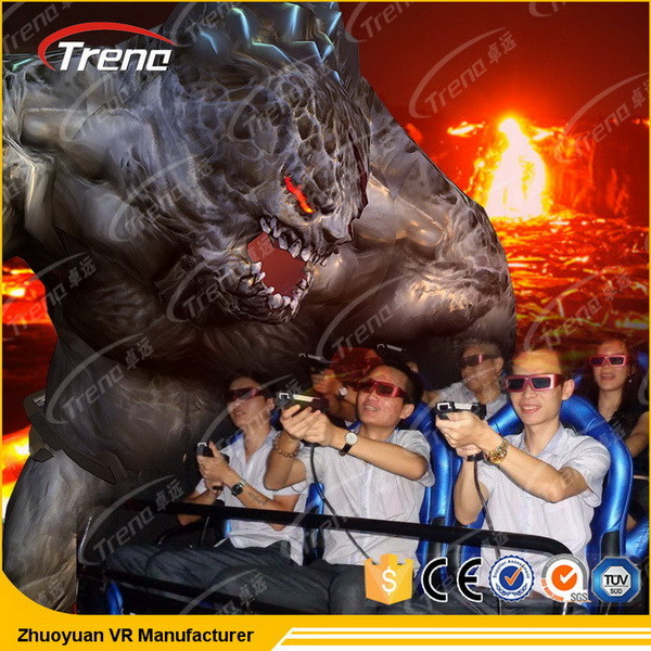 Quality Safety Theme Park Roller Coasters 5D Movie Theater With Hydraulic System For for sale