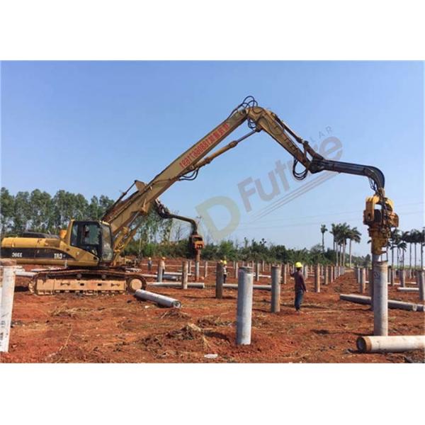 Quality 1MW Horizontal Single Axis Solar Tracker 24 Hour Working for sale