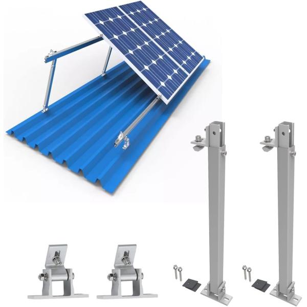 Quality PV Solar Panel Mounting System for Tile Roof Adjustable Aluminum Wall Mounted for sale