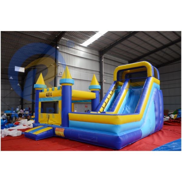 Quality PORTABLE Inflatable Bouncer Castle with Slide Bouncy Unicorn Sprite Jumping for sale