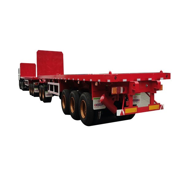 Quality 15 Workdays Production Time Triaxles Flatbed Container Trailer with 12 Twist for sale