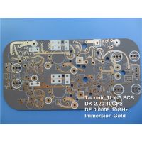 Quality 4 Layer Taconic TLY-5 PTFE Glass Matt Black RF PCB DK 2.2 for sale