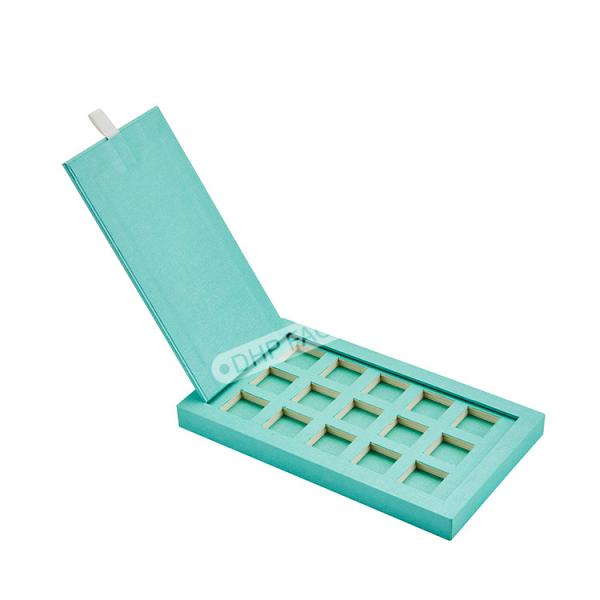Quality Eco Friendly Paperboard Eyeshadow Palette Box Cardboard Cosmetic Packaging Boxes for sale