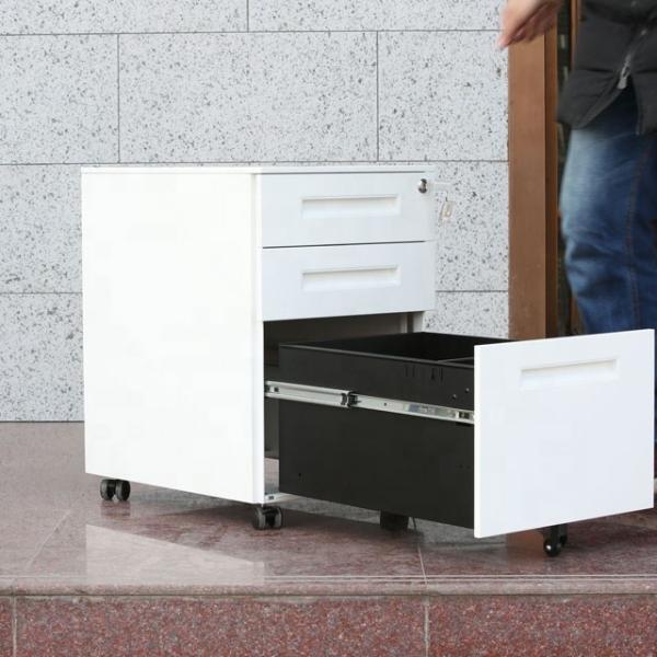 Quality Muchn 3 Drawer Powder Coating Steelcase Mobile Pedestal for sale