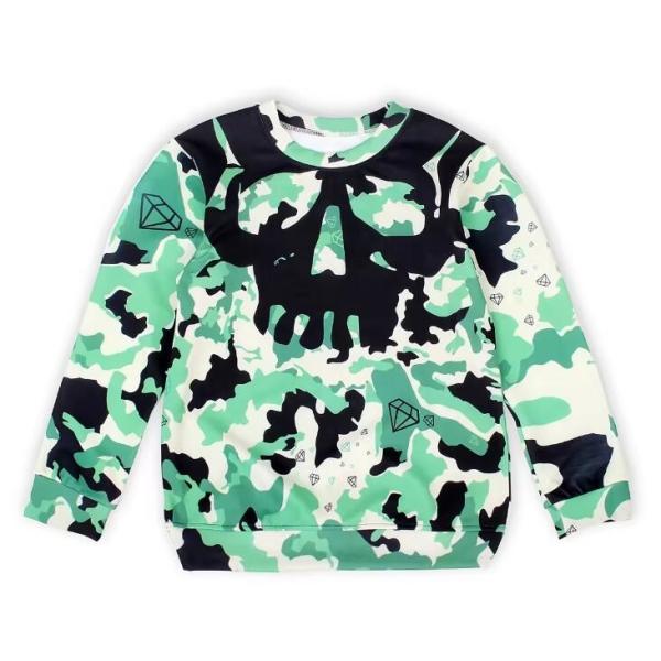 Quality Custom Design All Over Print Youth Sublimation Sweatshirt 100% Polyester for sale