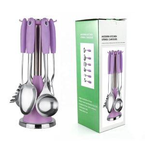 Quality Metal Kitchen Cookware Food Turner Sets Stainless Steel Customized Logo for sale