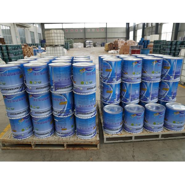 Quality Blue Polyurethane Waterproof Coating For Bldg Basements Easy Construction for sale