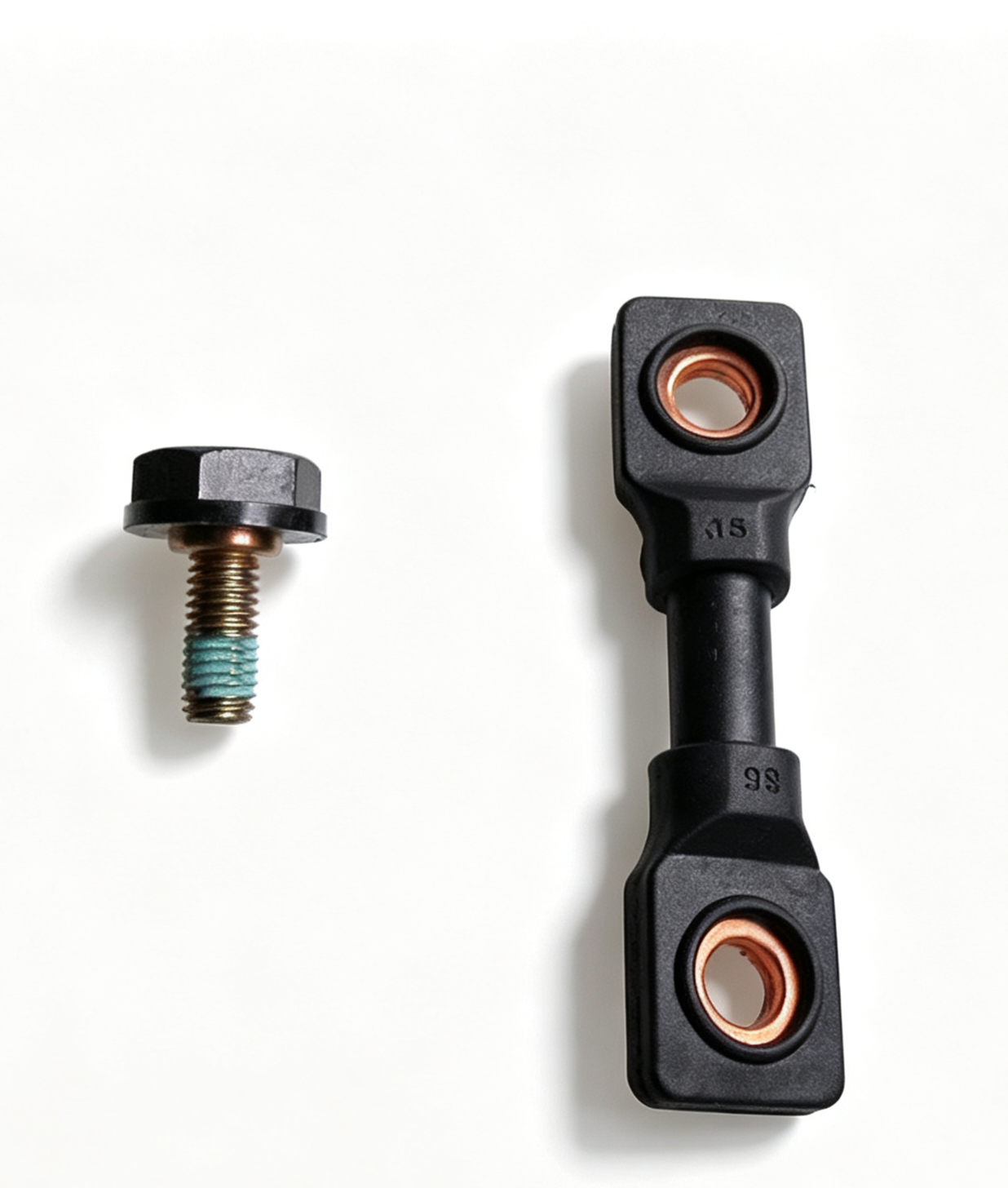 Quality Professional M10 Traction Battery Bolt Screw Black Color With Plastic Head for sale
