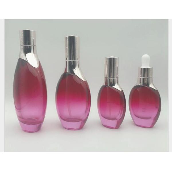 Quality Oval Glass Essential Oil Bottles Dropper Bottles Skincare Packaging Customized for sale