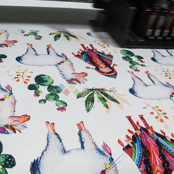 Quality Dye Sublimation Textile Digital Flatbed Inkjet Printer 1.85m for sale