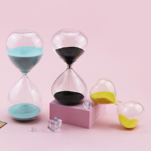 Quality Flat Glass Hourglass 60 Minute Sand Timer ISO9001 approved for sale