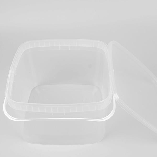 Quality 3L Clear PP Plastic Ice Bucket for sale