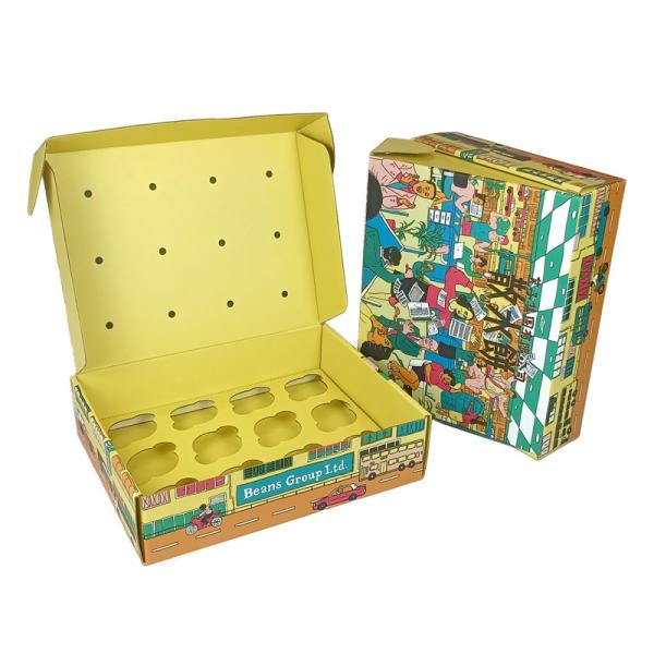 Quality Foodgrade Custom Mailer Boxes 12 Pack Cake Cardboard Shipping Box for sale