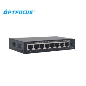Quality 1310nm RX 1490nm 8 Port Ethernet Network Switch OEM FTTH Solution PoE Network for sale