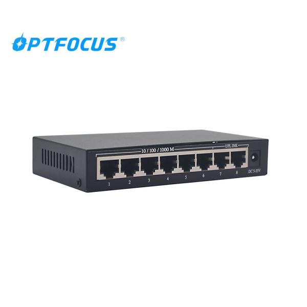 Quality 1310nm RX 1490nm 8 Port Ethernet Network Switch OEM FTTH Solution PoE Network Switch for sale