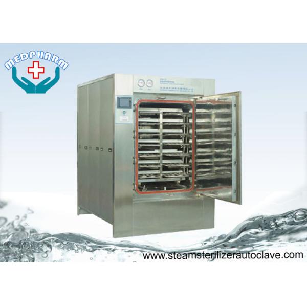 Quality Pass Through door Autoclave Steam Sterilizer With Temperature Sensor and Pressure Transducer for sale