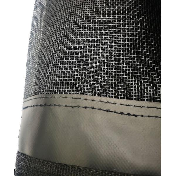 Quality Heavy Duty PVC Mesh Fabric Black for sale
