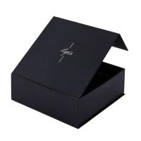 Quality Luxury 1200gsm Black Gift Box Magnetic 2 Sided Printing for sale