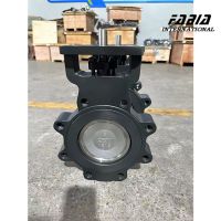 Quality DN100 Electric WCB High Perforamnce Double Eccentric Butterfly Valve Lug Type Water Valve for sale