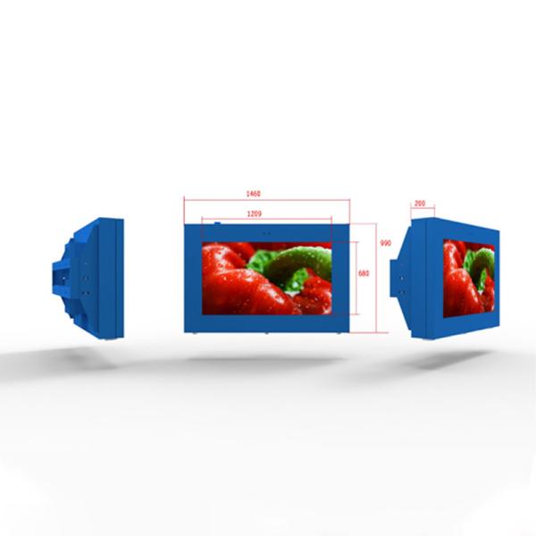 Quality Customized Outdoor Wall Mounted Digital Signage Multi Language Support for sale