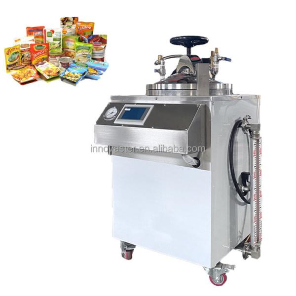 Quality Small Size Vertical Sterilization Retort for Pouched Food 4.5-15kw Electricity Heating for sale