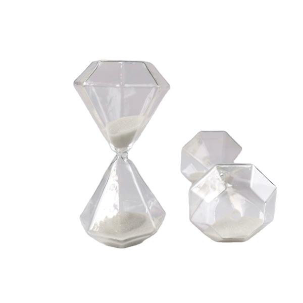 Quality Diamond Sand Timer Hourglass 1-30min Logo Customized Timekeeping Device for sale