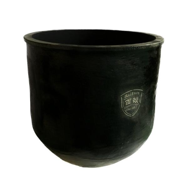 Quality Cylindrical Silicon Carbide Melting Graphite Crucible Thermal Shock Resistance for sale