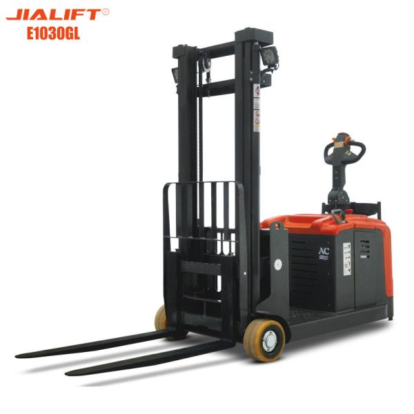 Quality Motorized Electric Counterbalance Forklift Stacker Capacity 1000kg Lifting 2.2kw for sale