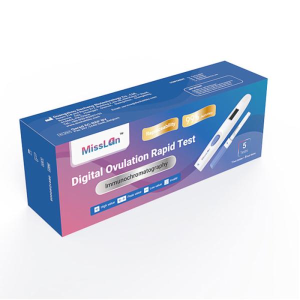 Quality 5 Mins Women CE Digital LH Test Kit LH 10 + 1 CE0123 Ovulation Pregnancy for sale