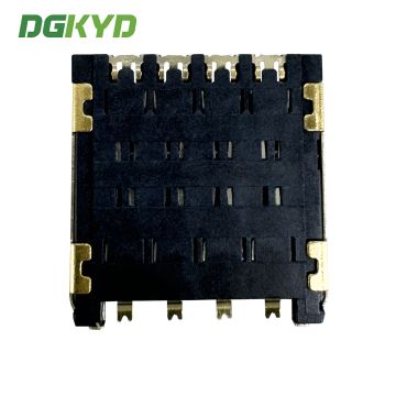 Quality Micro Card Holder SIM Drawer Style 1.5H 8P Telephone Card Holder TF SIM for sale